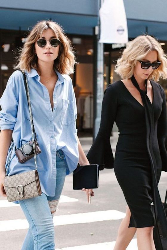 15+ Ways to Style Oversized Button-Down Shirt - Outfitting Ideas